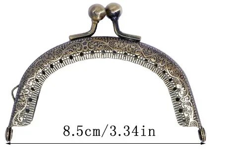 Металлическая рамка для сумок, 8.5/10.5/12.5/16.5/20 см 8.5CM