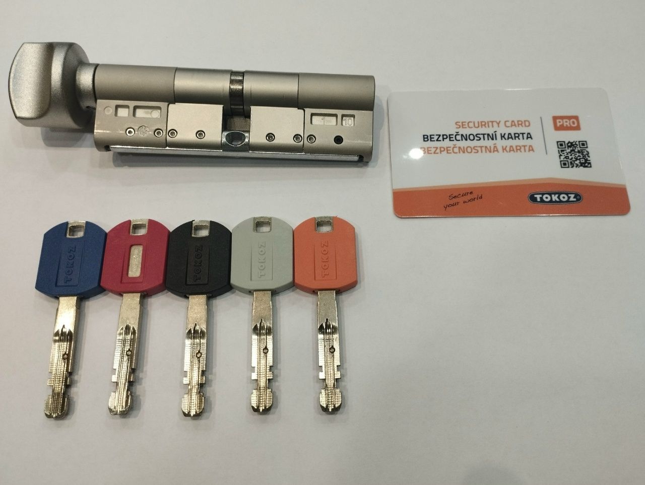 Цилиндровый механизм TOKOZ PRO 300 (50x50В) 100мм. NI