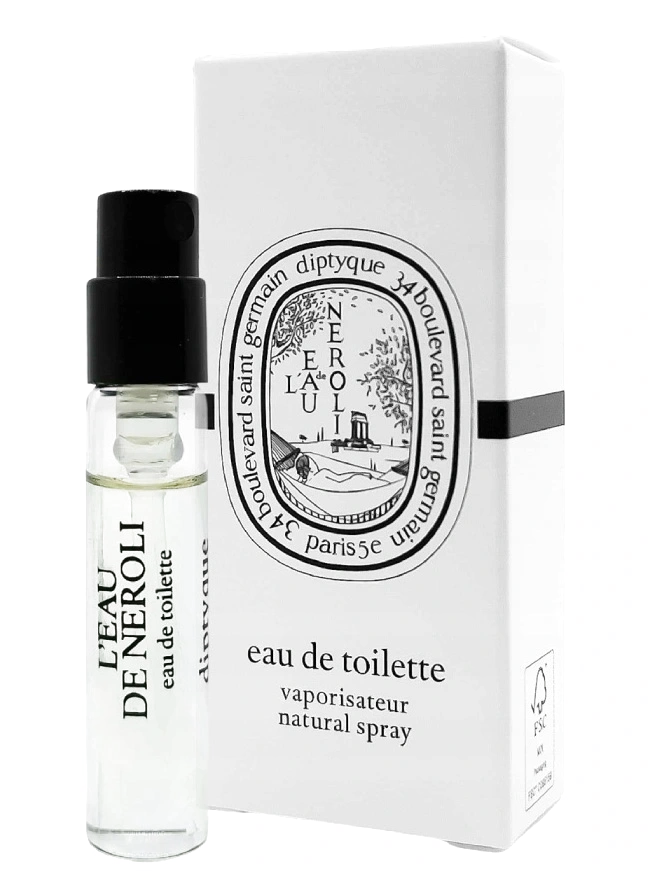 Диптик Нероли миниатюра туалетной воды 2 мл для женщин и мужчин - Diptyque L Eau De Neroli духи