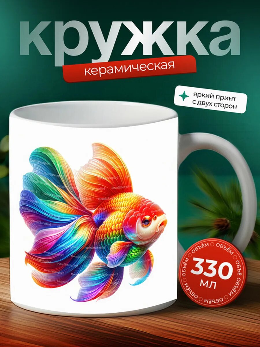 Кружка Золотая рыбка рыбка 21,