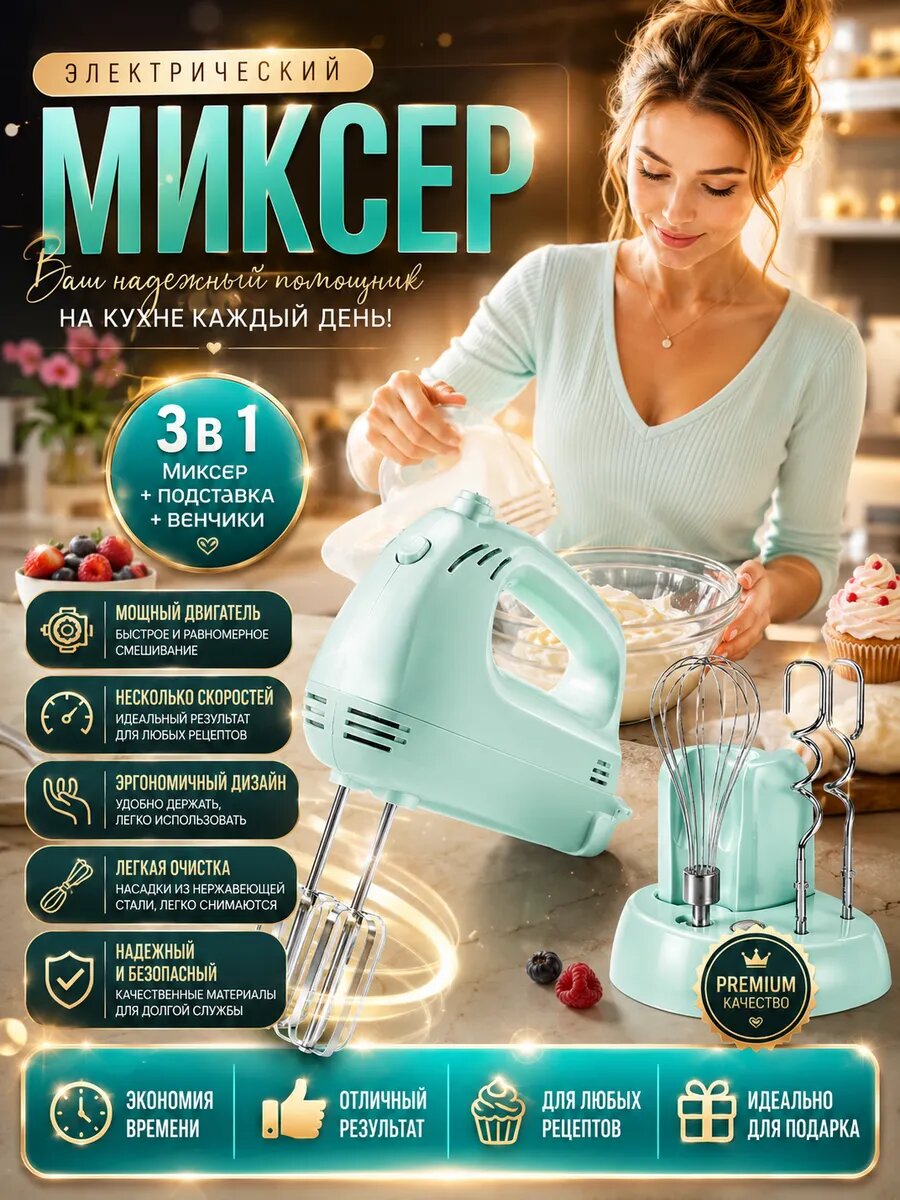 Миксер кухонный электрический 3B1