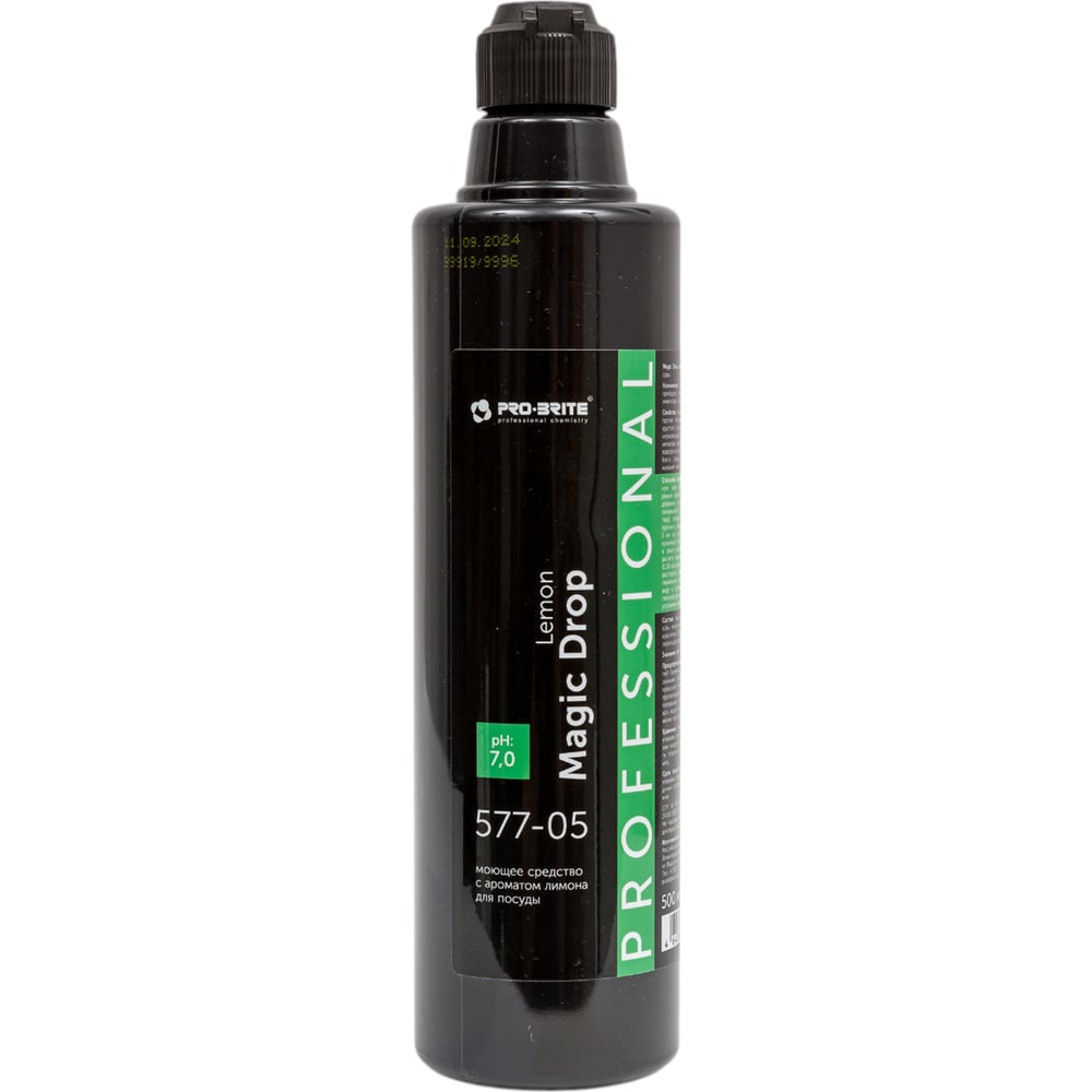 Моющее средство для мытья посуды Pro-Brite MAGIC DROP Lemon с ароматом лимона, 0.5 л 577-05