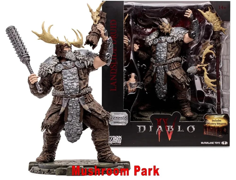 Игрушки McFarlane Toys - Diablo IV Landslide Druid (Common) 1:12 Scale Posed Figure