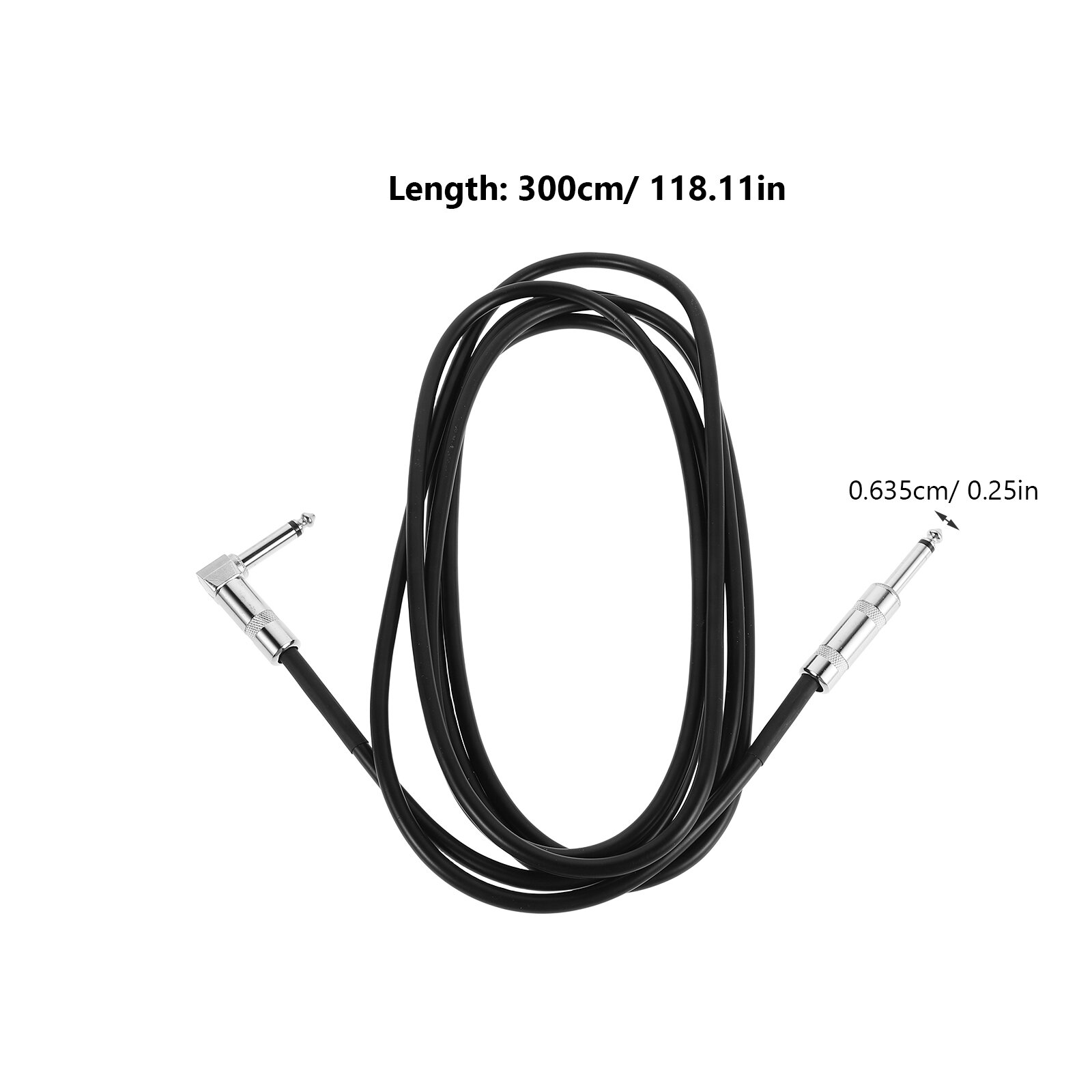 Кабель Для Гитары С Прямым И Правым Углом 3 Метра 24.00X9.00X2.00Cm