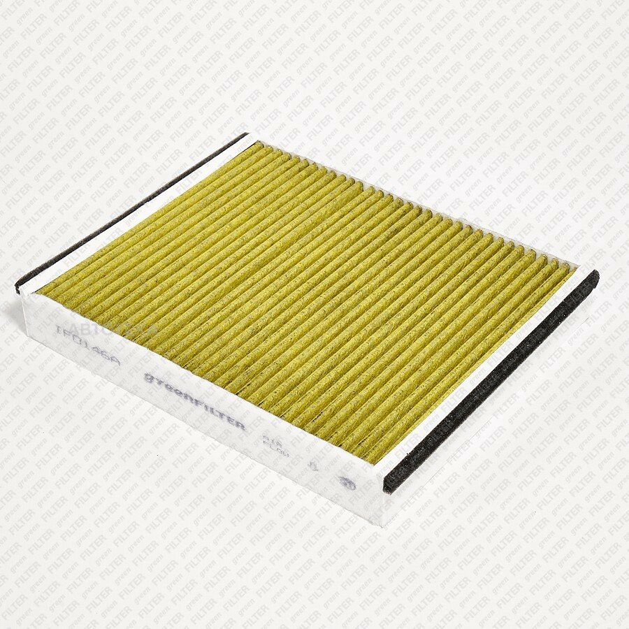 Фильтр салона [Антибактериальный] FORD C-MAX/FOCUS/KUGA 10- VOLVO V40 12- GREEN FILTER IF0146A