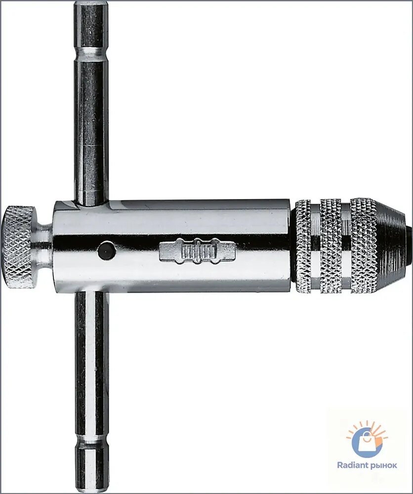 Метчикодержатель с трещоткой M3 - М12 т-образный WDK-RW0312