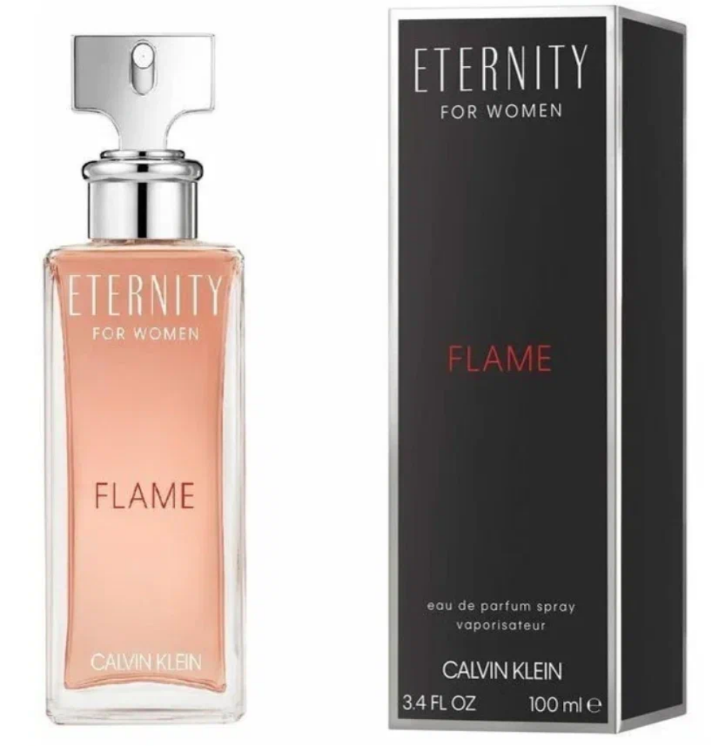 Calvin Klein Eternity Flame for Women женская парфюмерная вода, 100 мл, восточные и цветочные ноты