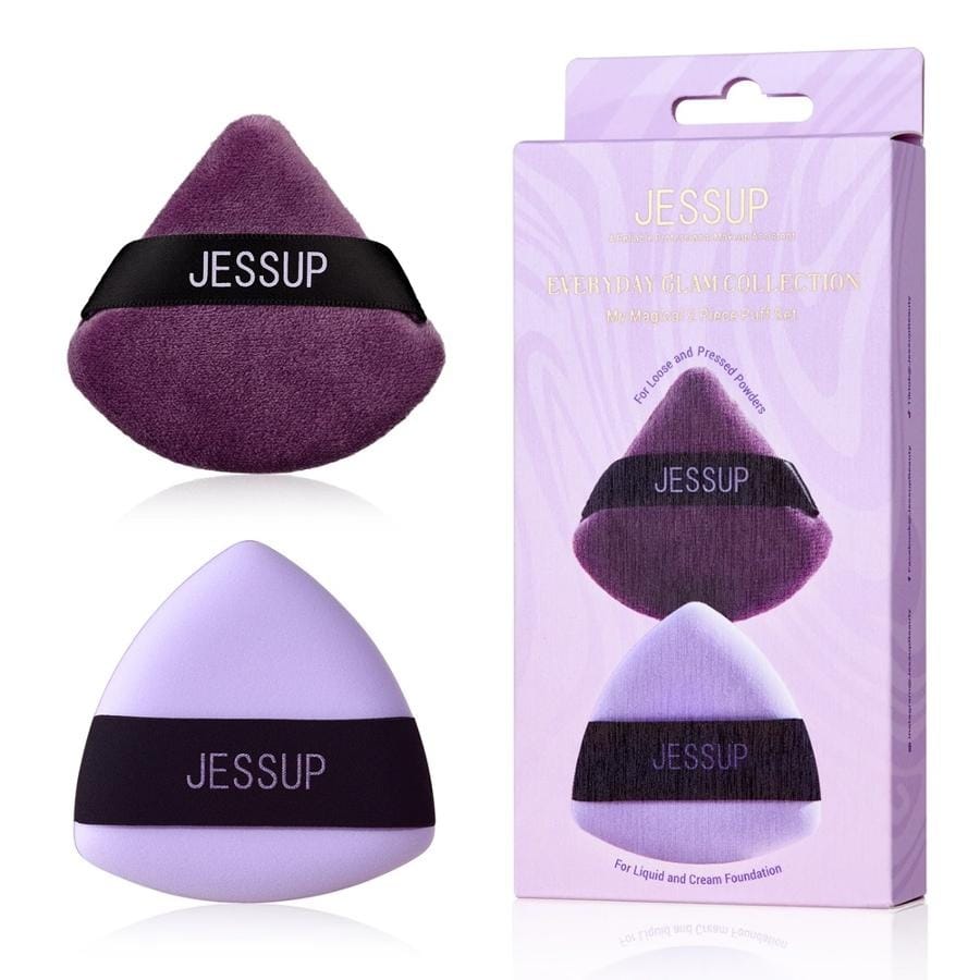 Кисть косметическая JESSUP My Magical Puff, белый, 2 шт