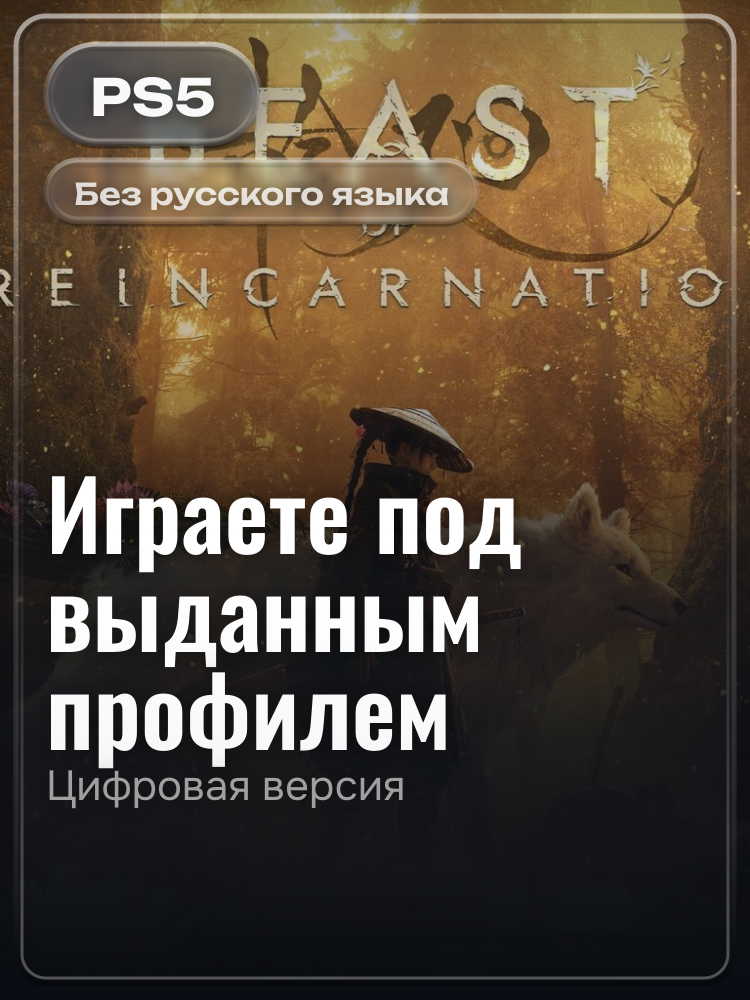 Beast of Reincarnation для PlayStation 5: цифровая версия PSN, игра с выданного профиля