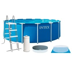 Каркасный бассейн INTEX Metal Frame 28242, 457х122 см (комплект)
