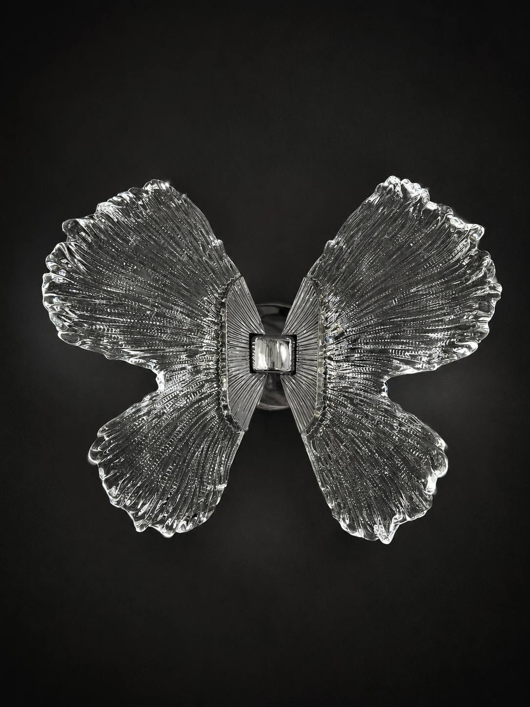 Бра настенное светодиодное Lanbos Butterfly, LED 6 Вт, до 3 кв м, хром