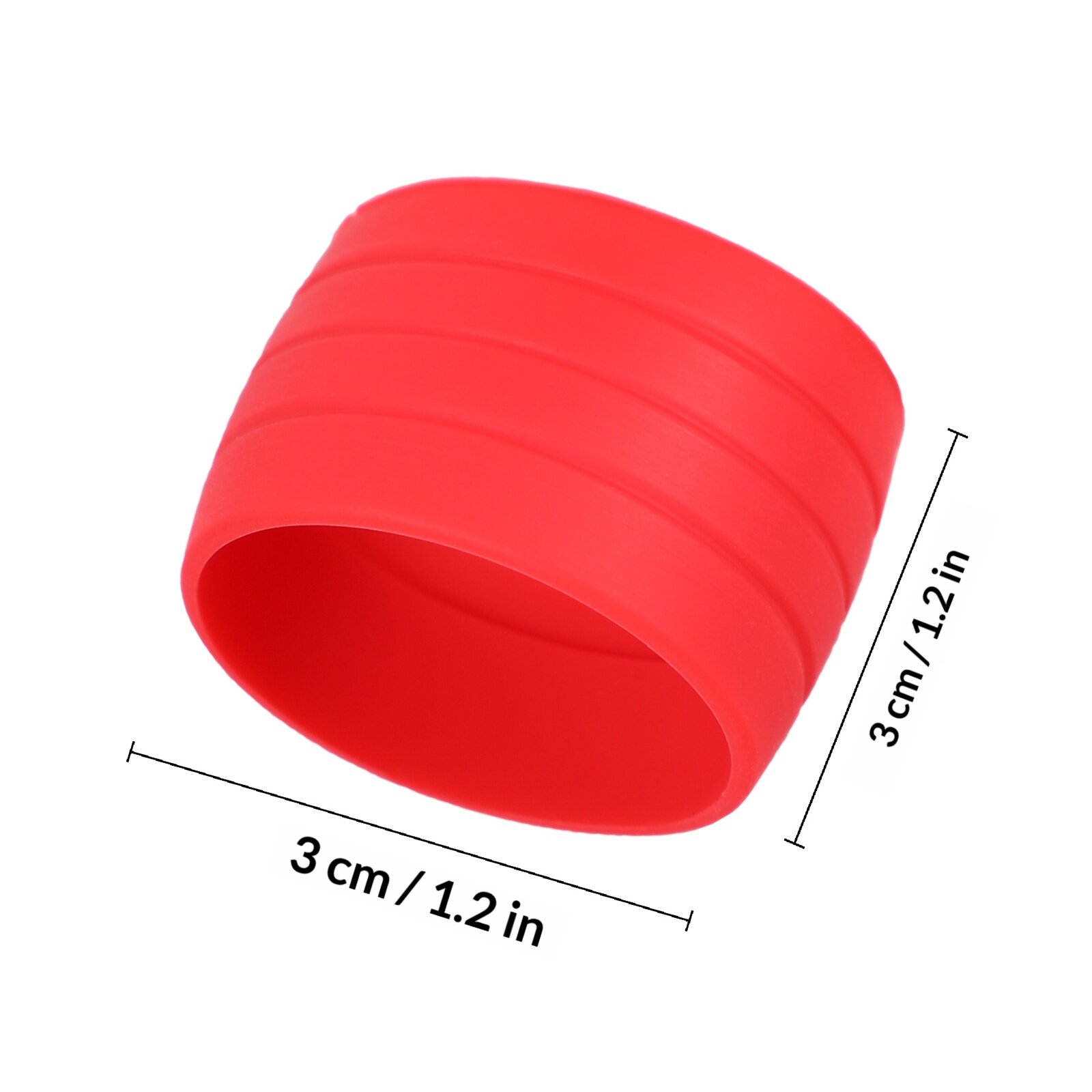 3 Пары Кольца Для Фиксации Рулей Велосипеда Из Силикона 3X3X0.2Cm