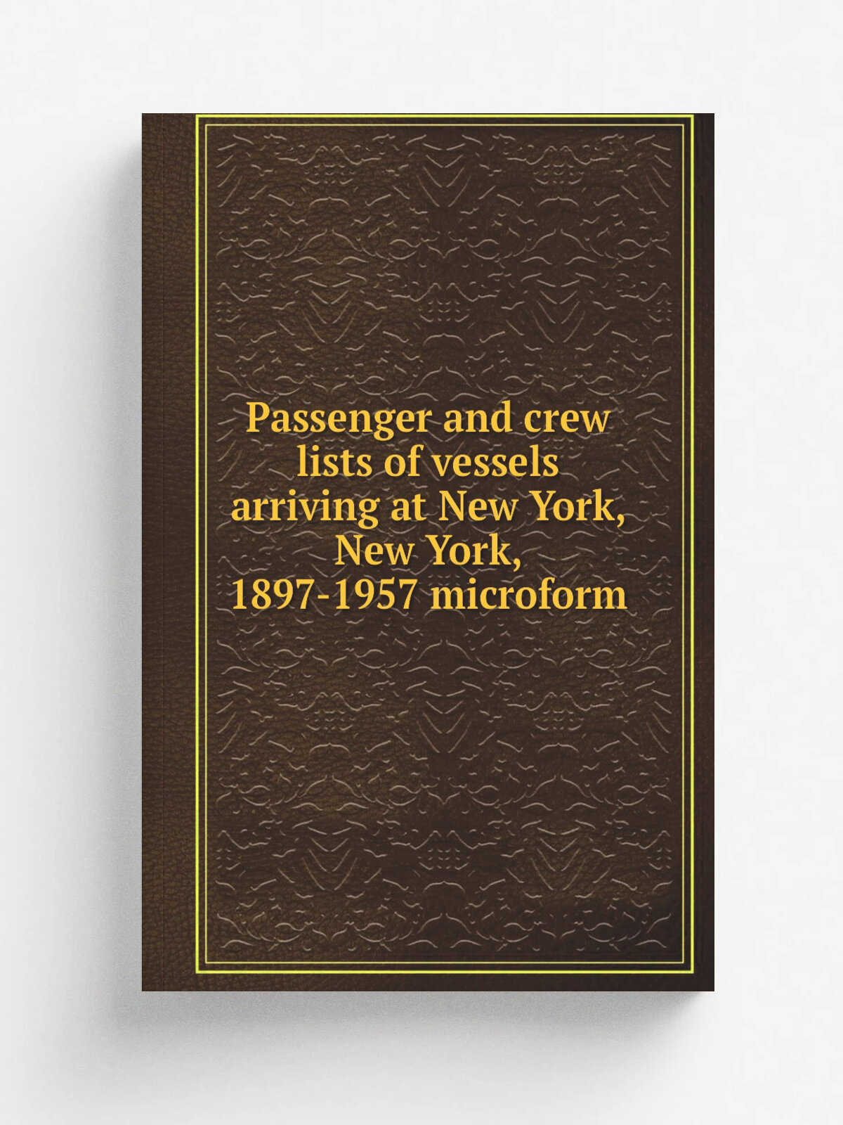 Passenger and crew lists of vessels arriving at New York, New York, 1897-1957 microform | 1941 | . Washington, D.C. : National Archives and Records Se…