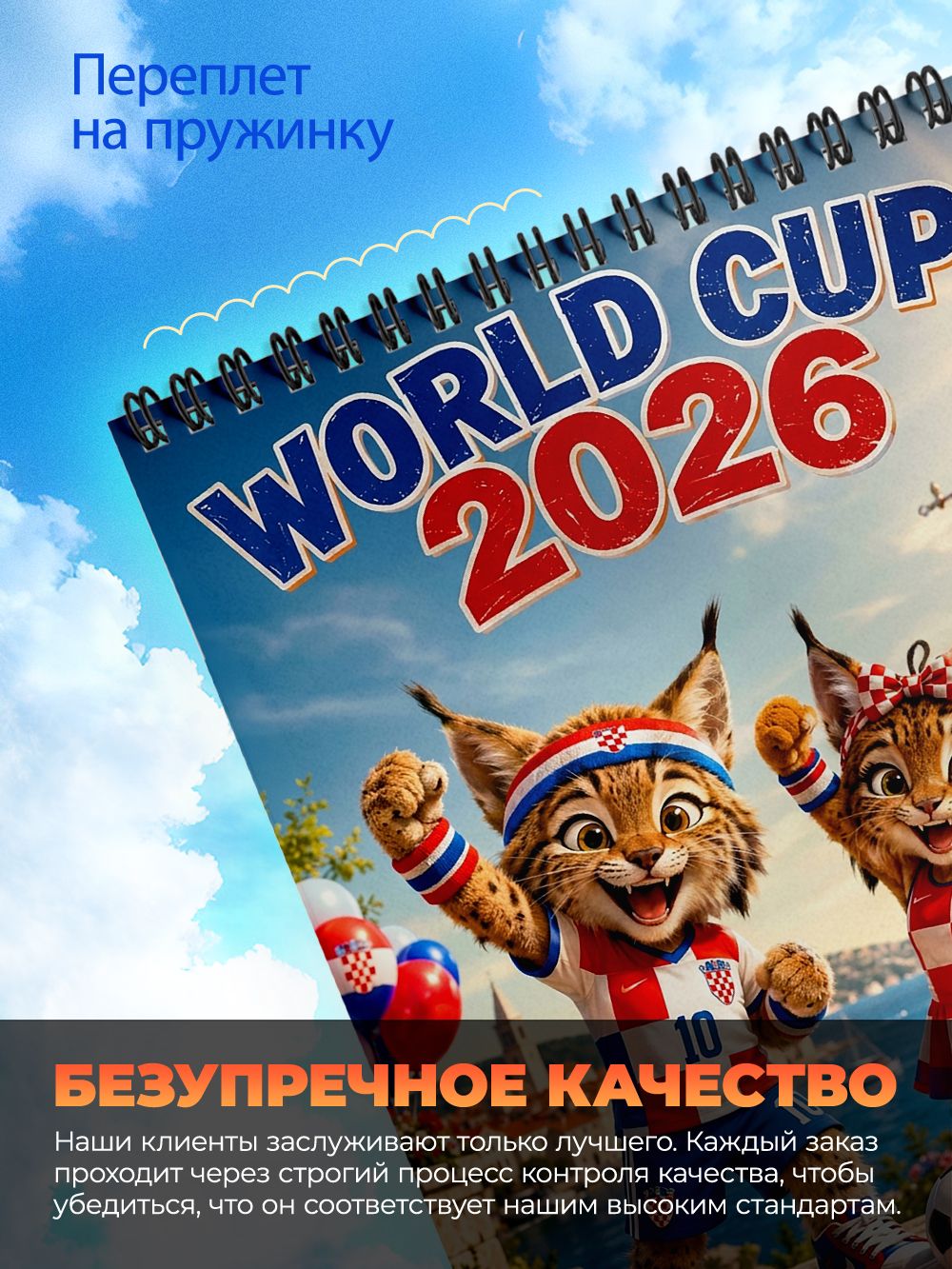 Блокнот А6 - Чемпионат Мира 2026 - Хорватия — фото 1