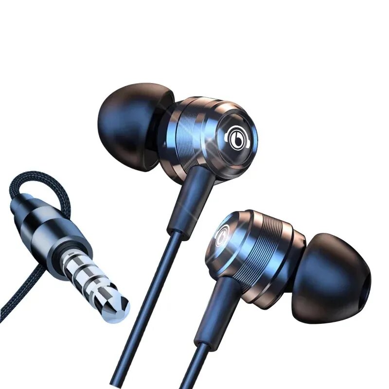 Проводные наушники EARDECO с шумоподавлением Black 3.5mm