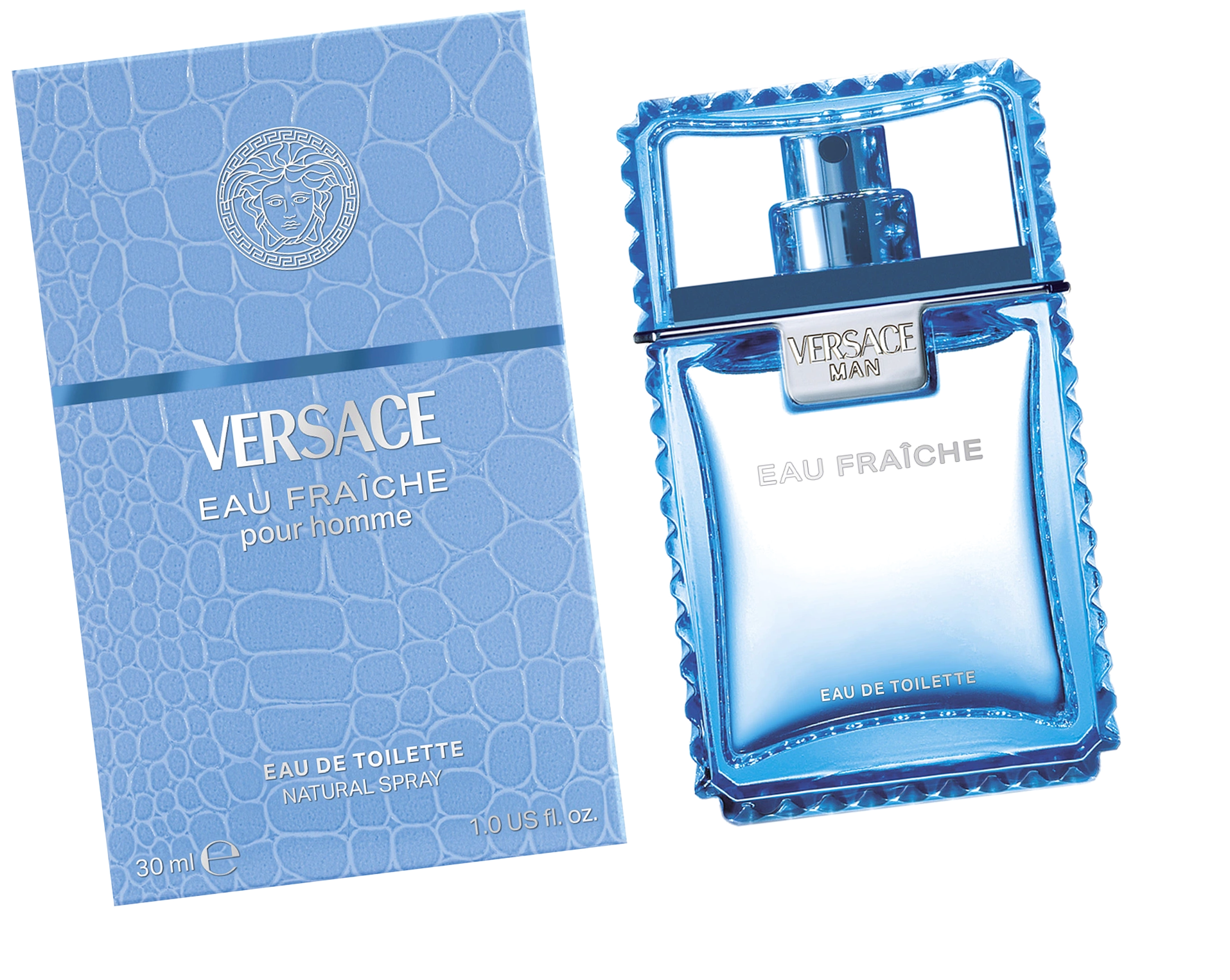 Версаче Мен О Фреш голубые духи для мужчин 30 мл - Versace Man Eau Fraiche