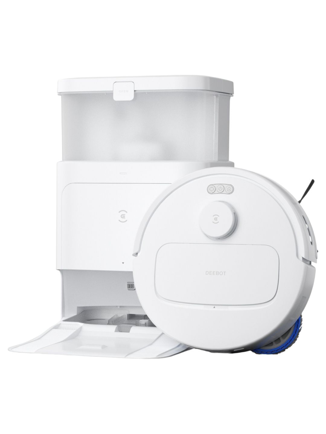 Робот-пылесос ECOVACS DEEBOT N30 Pro OMNI (YDLX11-1) со станцией самоочистки, работает с Алисой, белый