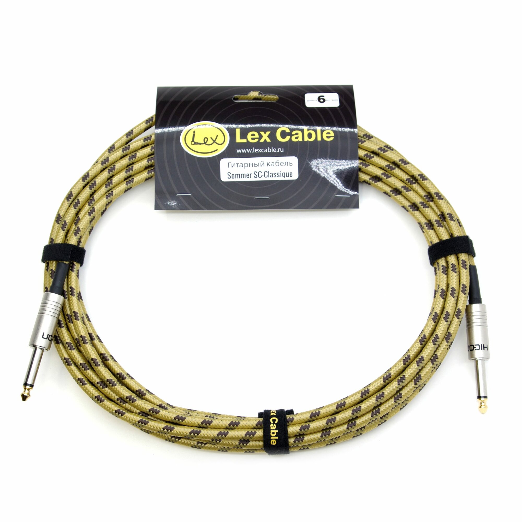 Lex Cable Classique CLTY-SS-6 Инструментальный кабель 6м прямой-прямой