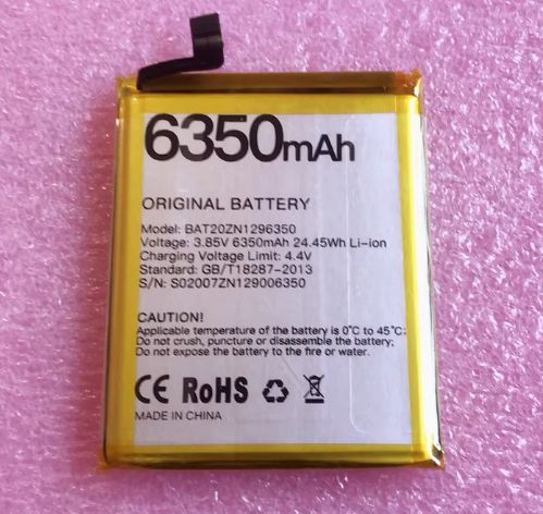 Мобильный аккумулятор MyPads для doogee S96 pro 6350mAh BAT20ZN1296350