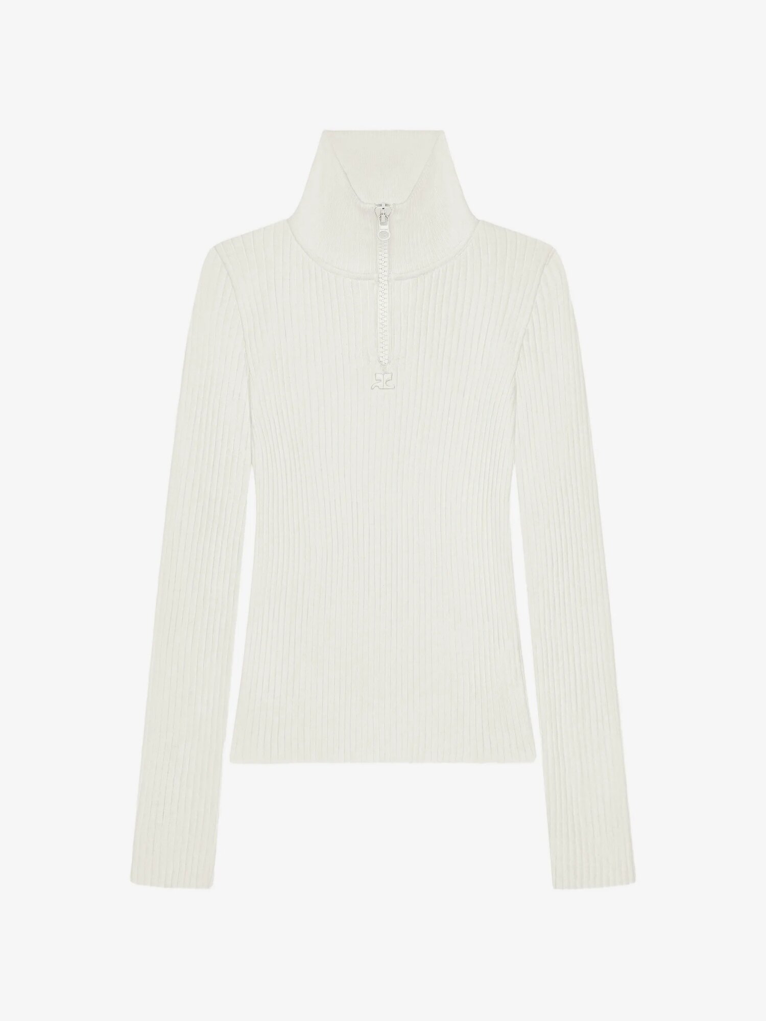 Свитер Rib-knit zipped sweater