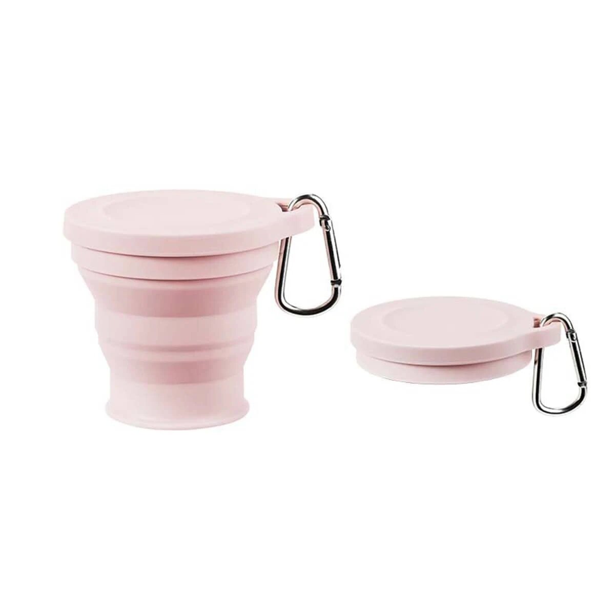 Складная силиконовая кружка Розовый, Pink