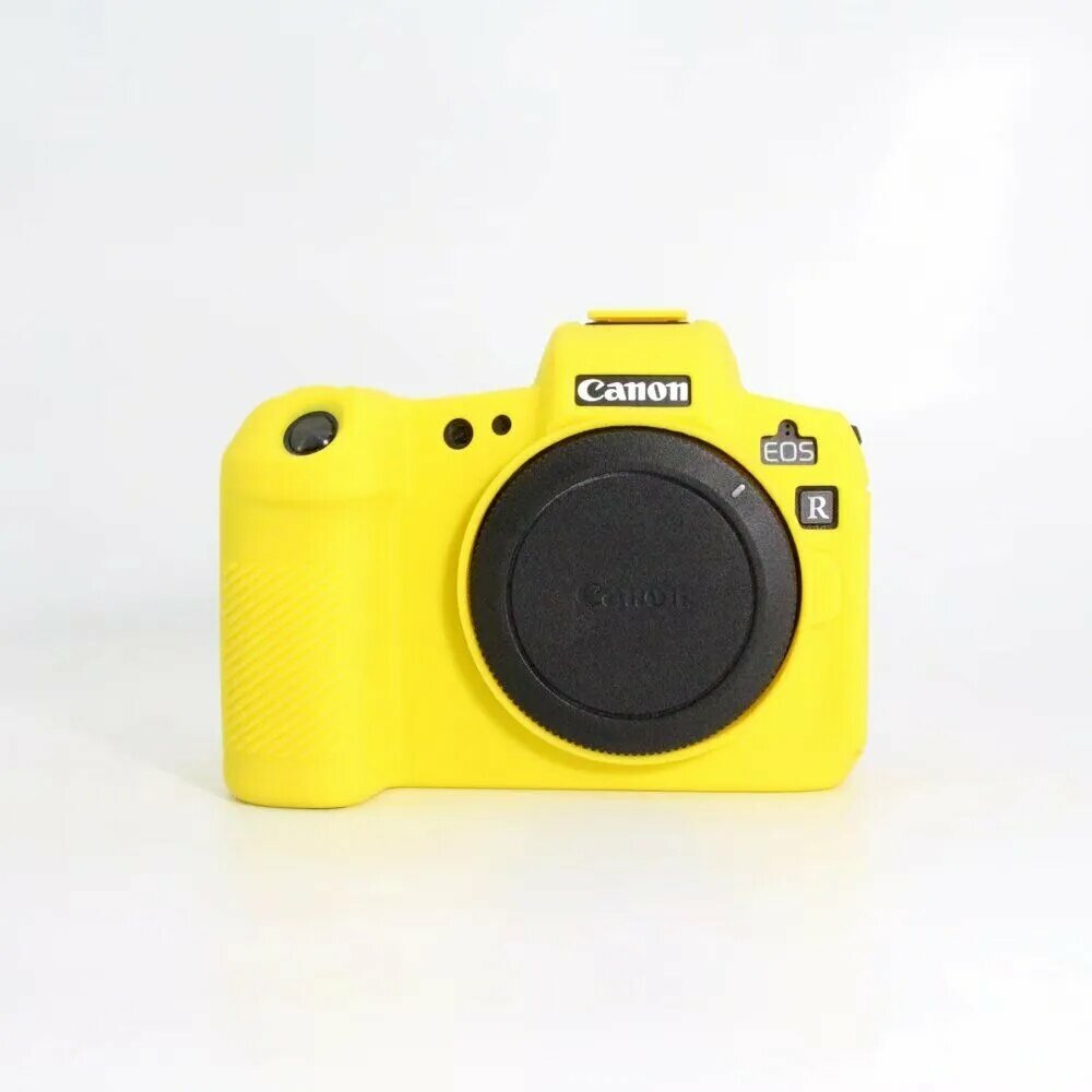 Защитный силиконовый чехол для фотоаппарата Canon EOS R ультра-тонкая полимерная из мягкого качественного силикона