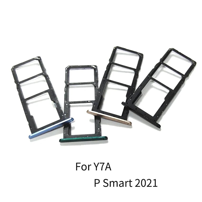 Держатель лотка SIM-карты для Huawei P Smart 2021, черный