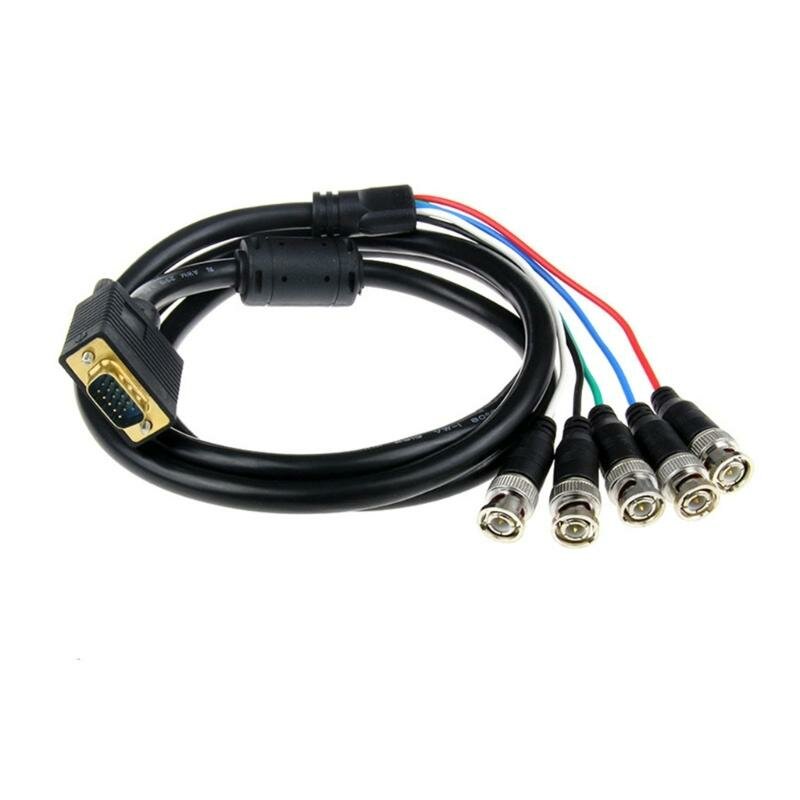Кабель VGA - 5 BNC RGBHV (папа-папа), 1.5m