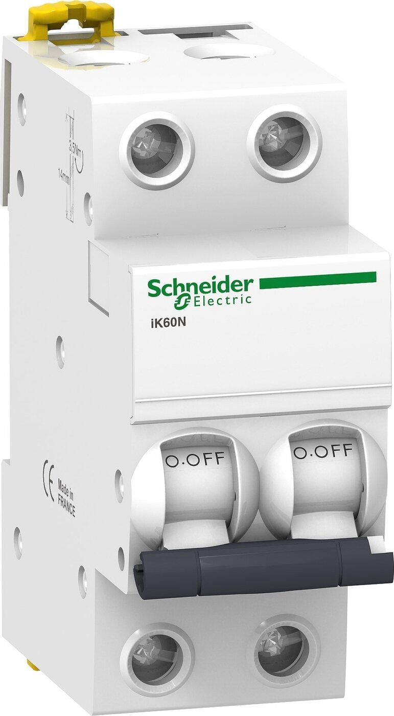 Выключатель автоматический Schneider Electric Acti 9 iK60N C 25A 2P 6kA