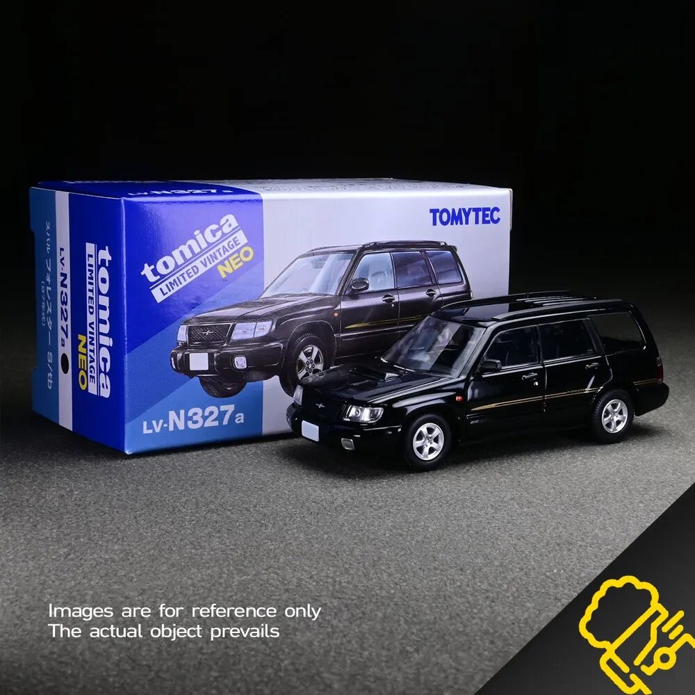 Tomytec 1:64 TLV LV-N327a Subaru Forester Black Легковая модель автомобиля
