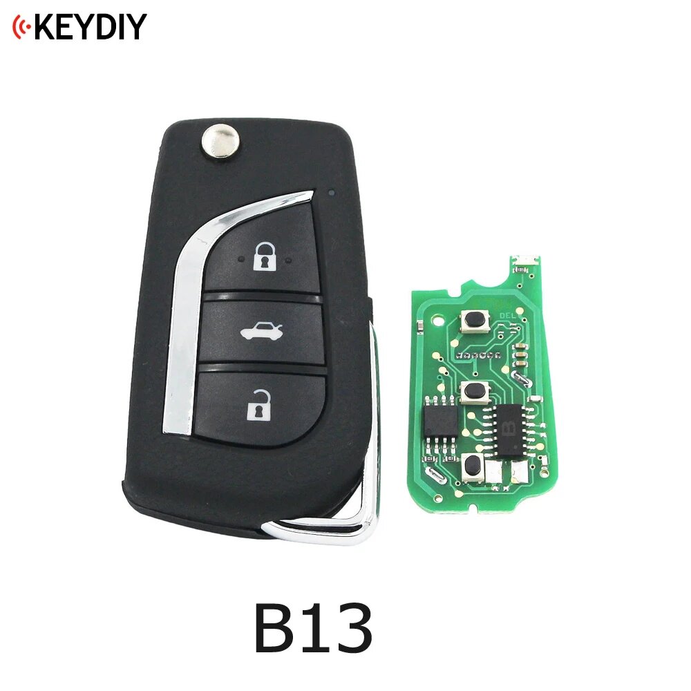 KEYDIY B13-2 B13 B13-2 + 1 оригинальные 2/3 кнопки универсальный ключ дистанционного 5PCS, 3 кнопки