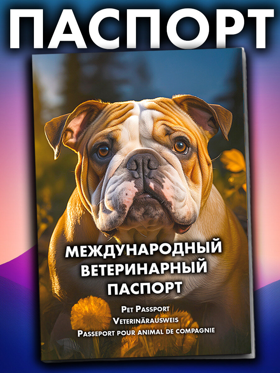 Ветеринарный паспорт для кошек и собак международный