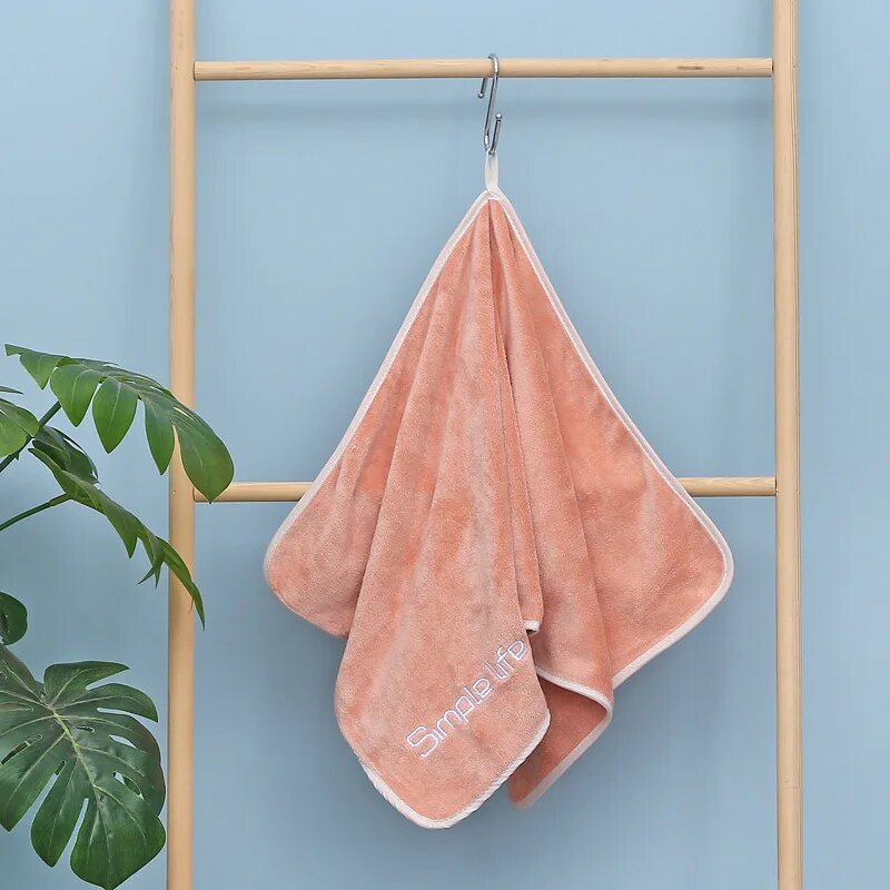Большое полотенце из микрофибры 35*75 см Оранжевый, Orange
