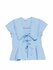 Блуза GANNI Ruffled peplum blouse, размер 34, Синий принт