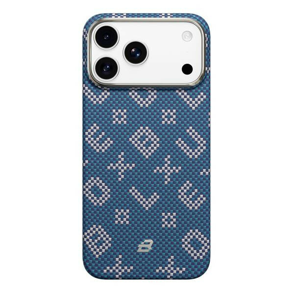 Чехол BlueO Gilded Tactile Woven Aramid Fiber Magnetic Case для iPhone 17 Pro Blue (BL061-17pro-Blue)
