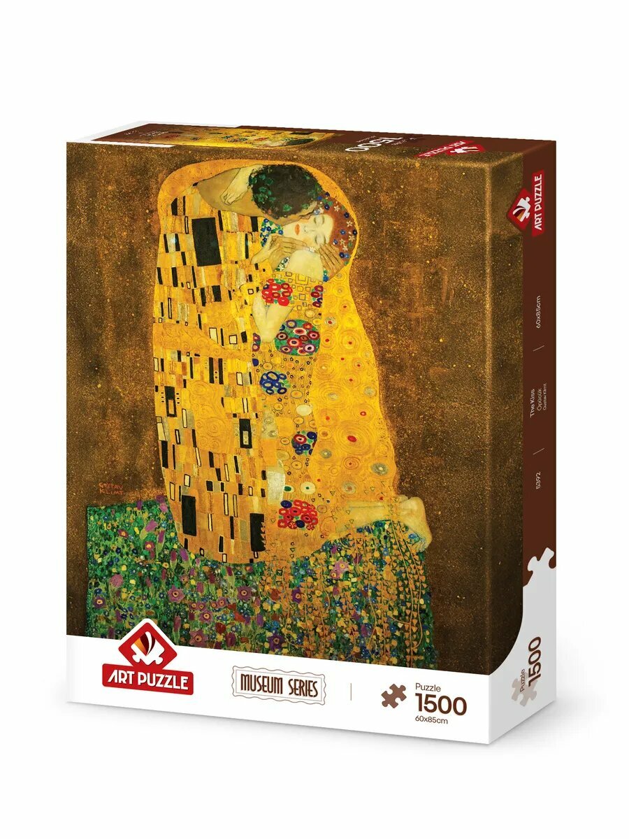 Пазлы Поцелуй (Густав Климт) 1500 дет.