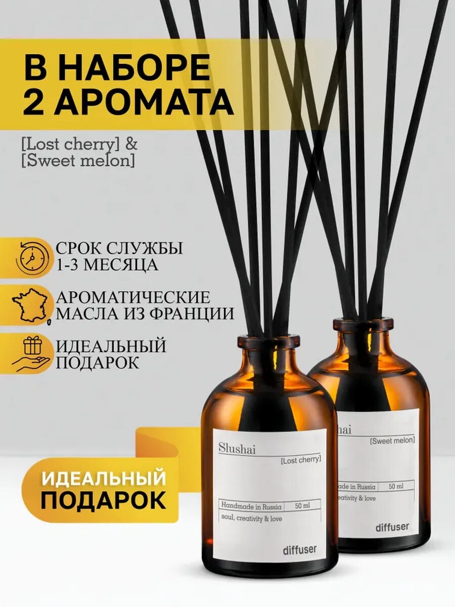 Набор ароматических диффузоров Lost Cherry + Sweet Melon — фото 1
