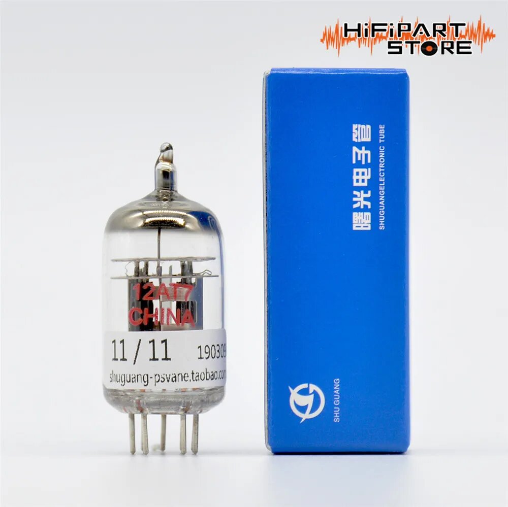 Китайская лампа 12AT7 ECC81 для гитарного усилителя 4PC Tested