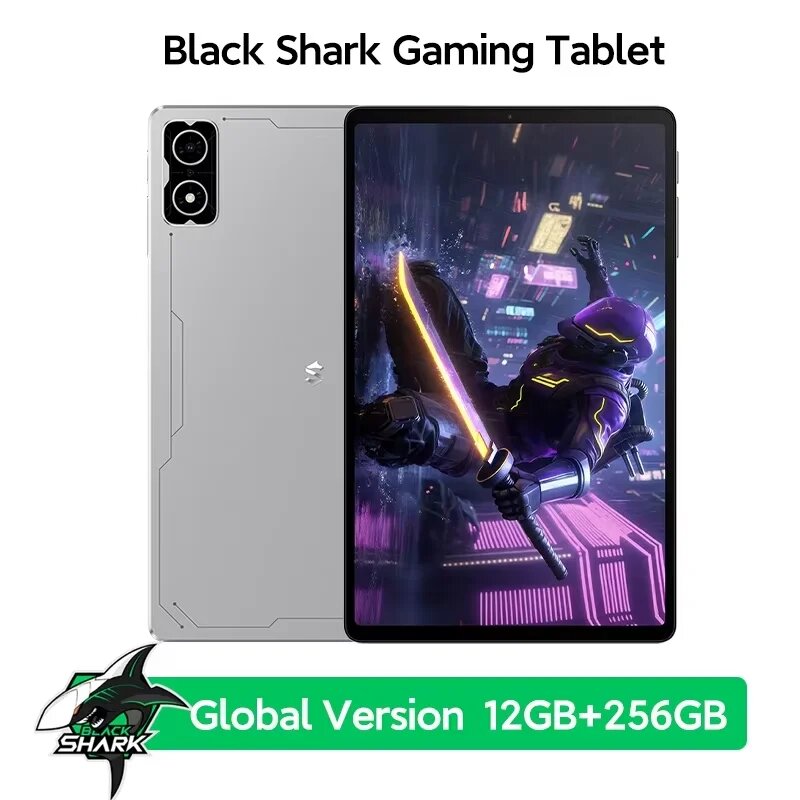 Игровой планшет Black Shark Snapdragon 8S Gen 3 8.8 дюйма 12 ГБ+256 ГБ Серебряный, 12GB 256GB Silver