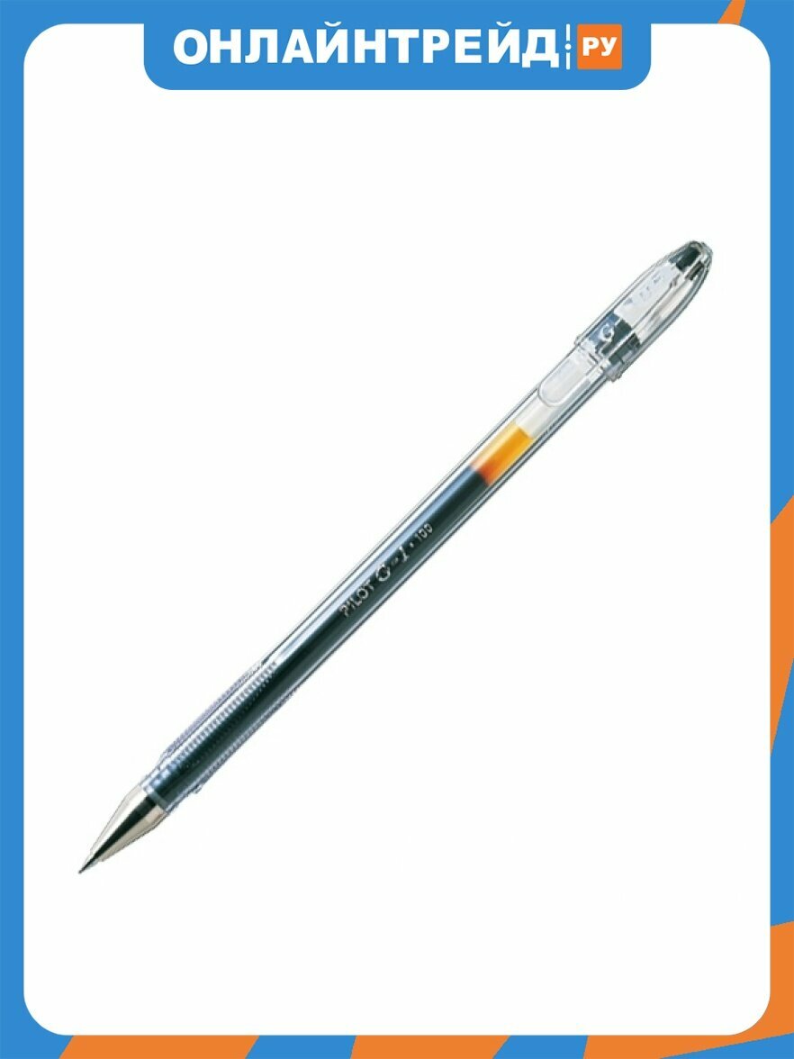 Ручка гелевая Pilot BL-G1-5T супертонкое письмо, 0,5мм, черная