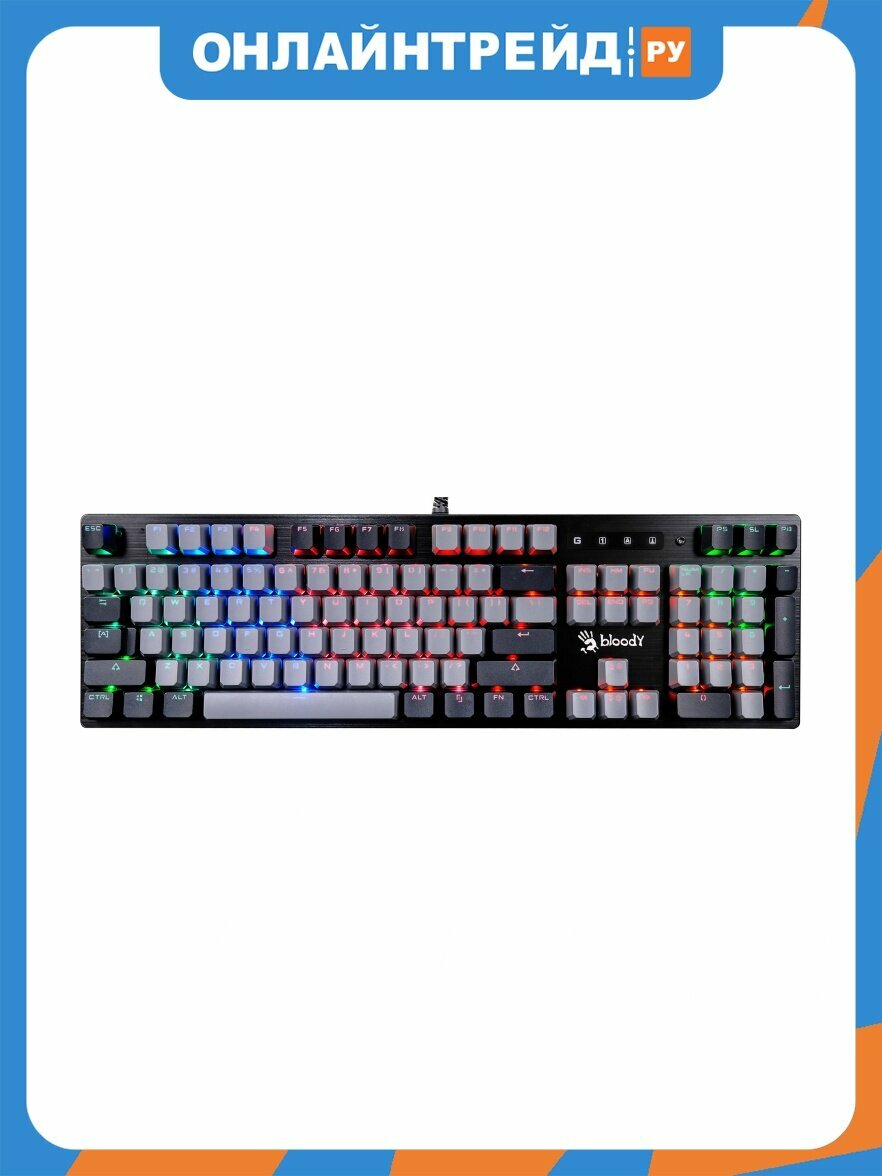 Клавиатура A4TECH Bloody B828N черный/серый (B828N)