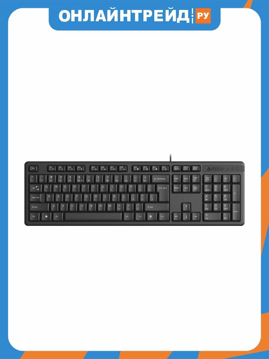 Клавиатура A4TECH KR-3 black USB