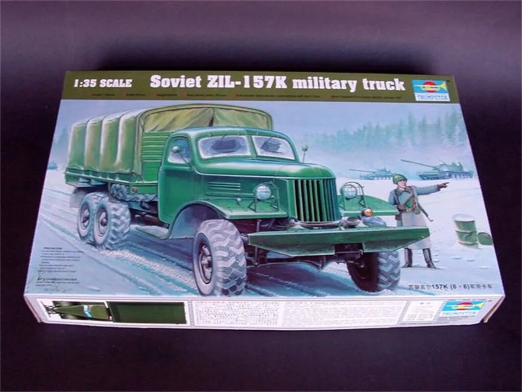 Пластиковая модель грузовика ZIL-157K Trumpeter 1/35