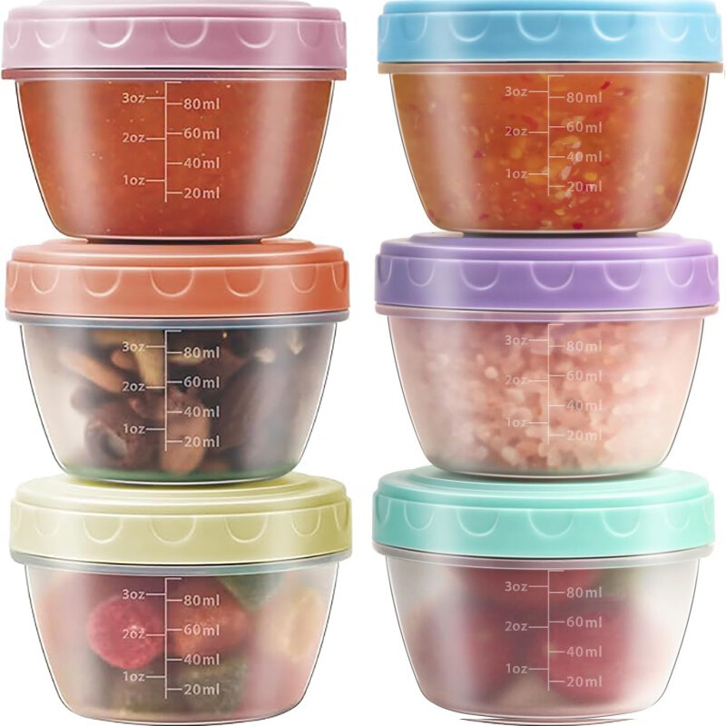 Банка для продуктов, 100 мл, 6 шт