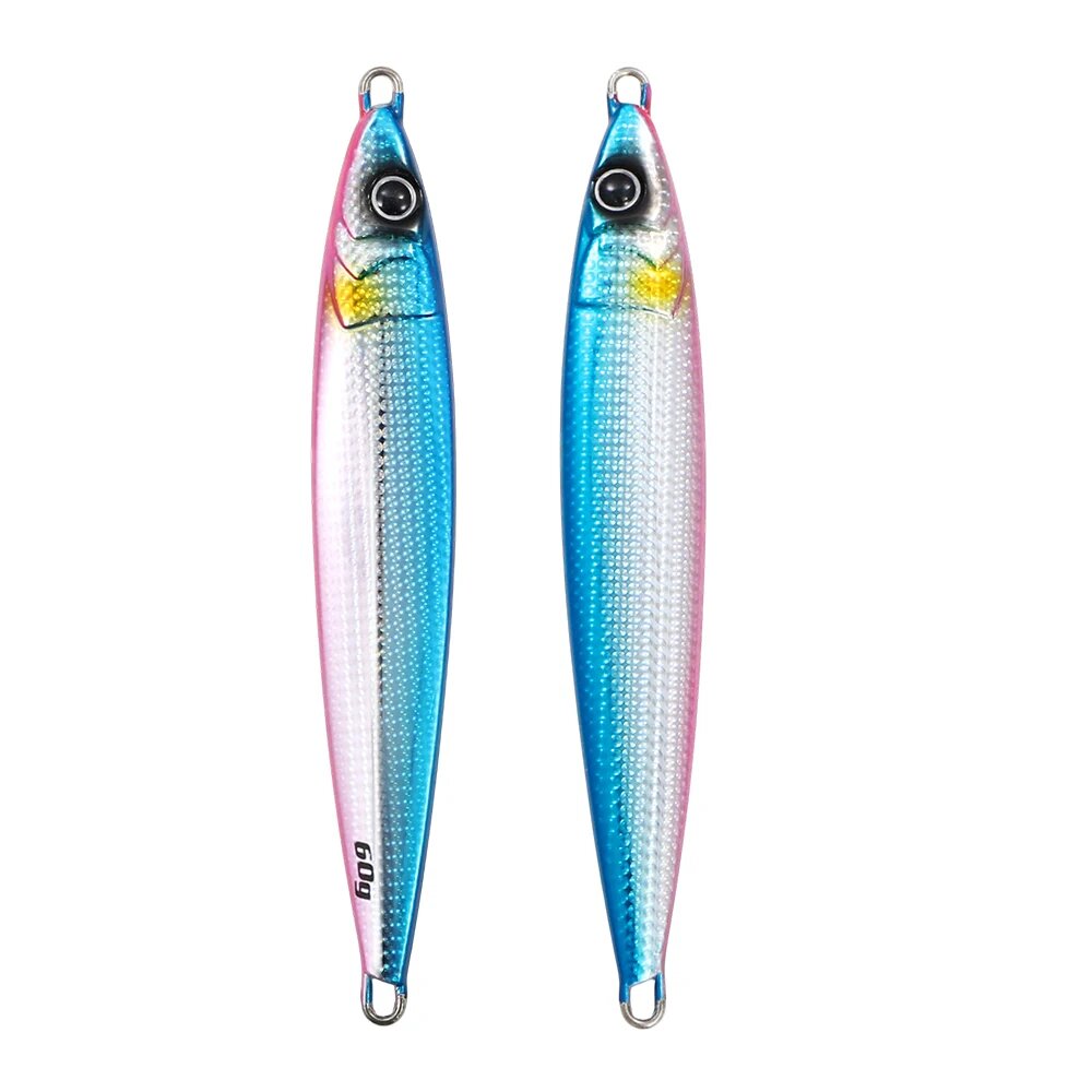 Джиг-приманка JIGGING PRO 30-80 г для морской рыбалки 80g, Blue