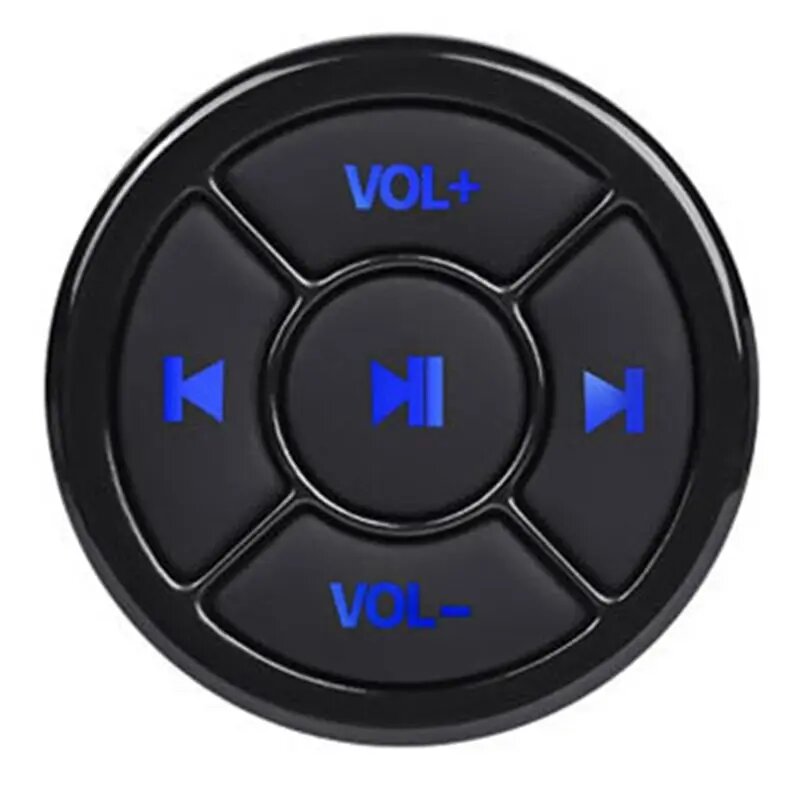 Простой в использовании беспроводной Bluetooth 5.0 пульт дистанционного управления музыкой на руле автомобиля, кнопка управления медиаустройствами для IOS, Android, телефонов и планшетов B