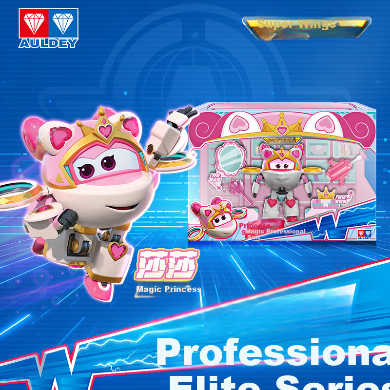 Костюм-превращение AULDEY Super Wings Робот-принцесса для девочек Игра в притворство Подарок на день рождения