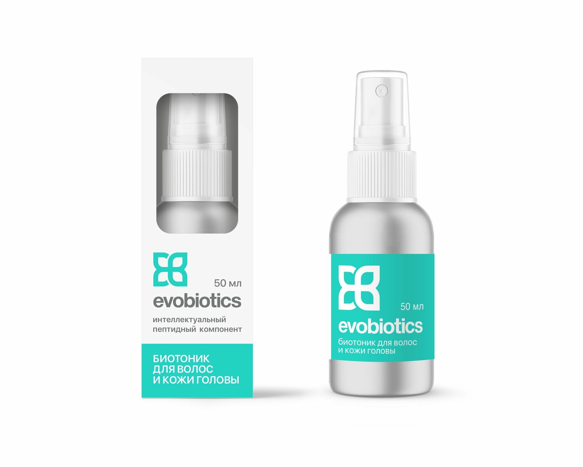 Биотоник для волос и кожи головы Evobiotics с противовоспалительным, себорегулирующим и стимулирующим рост волос действием
