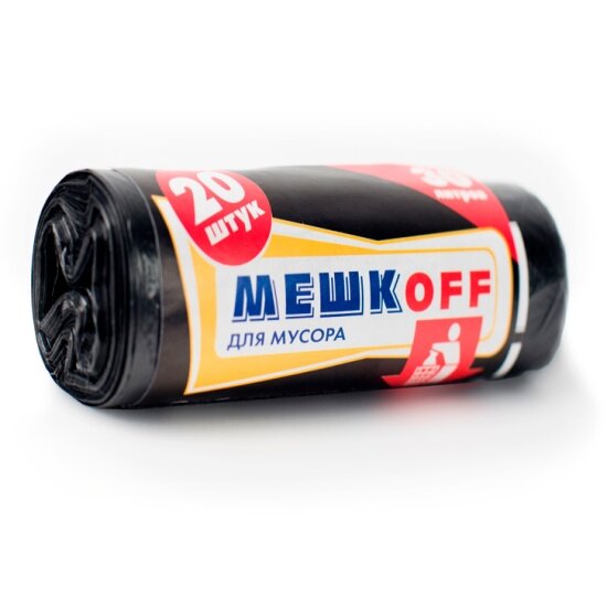 Мешки для мусора Мешкоff Мешкoff Особо прочные 30 л, 20 шт, ПНД