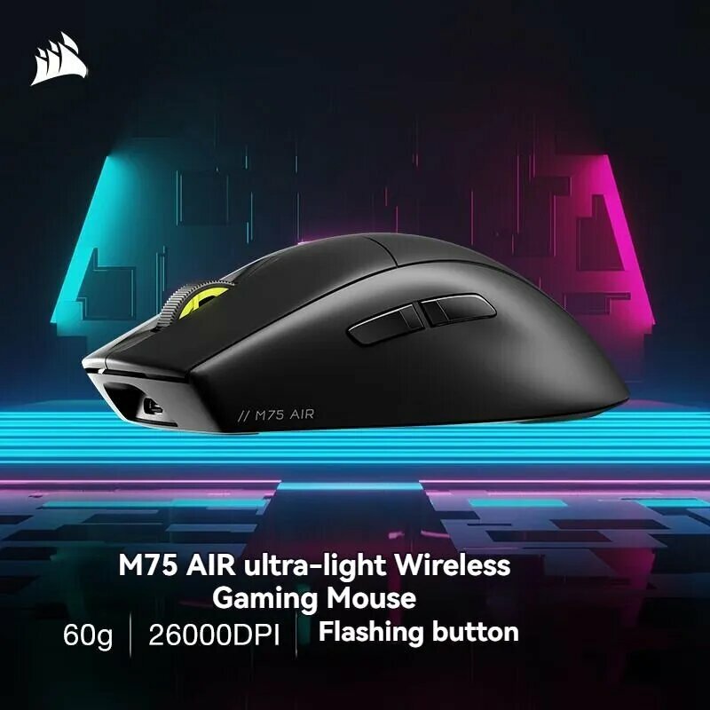 Corsair Игровая мышь беспроводная M75 Air, черный матовый